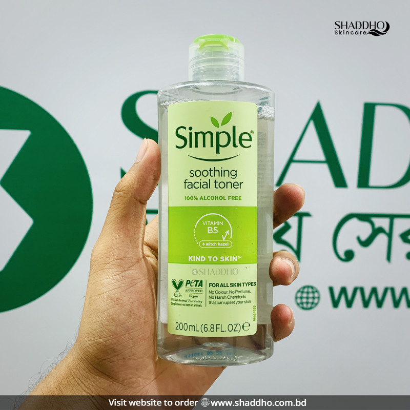 Simple Kind To Skin Soothing Facial Toner (200ml) - SHADDHO